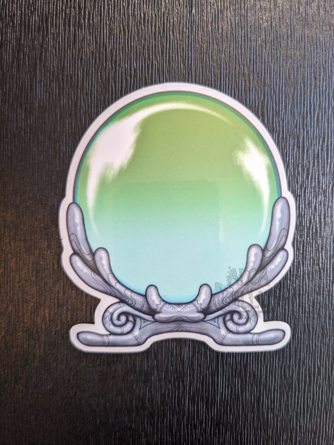 Crystal Ball Sticker - Clear Vinyl Sticker - Shop Greater Modesto