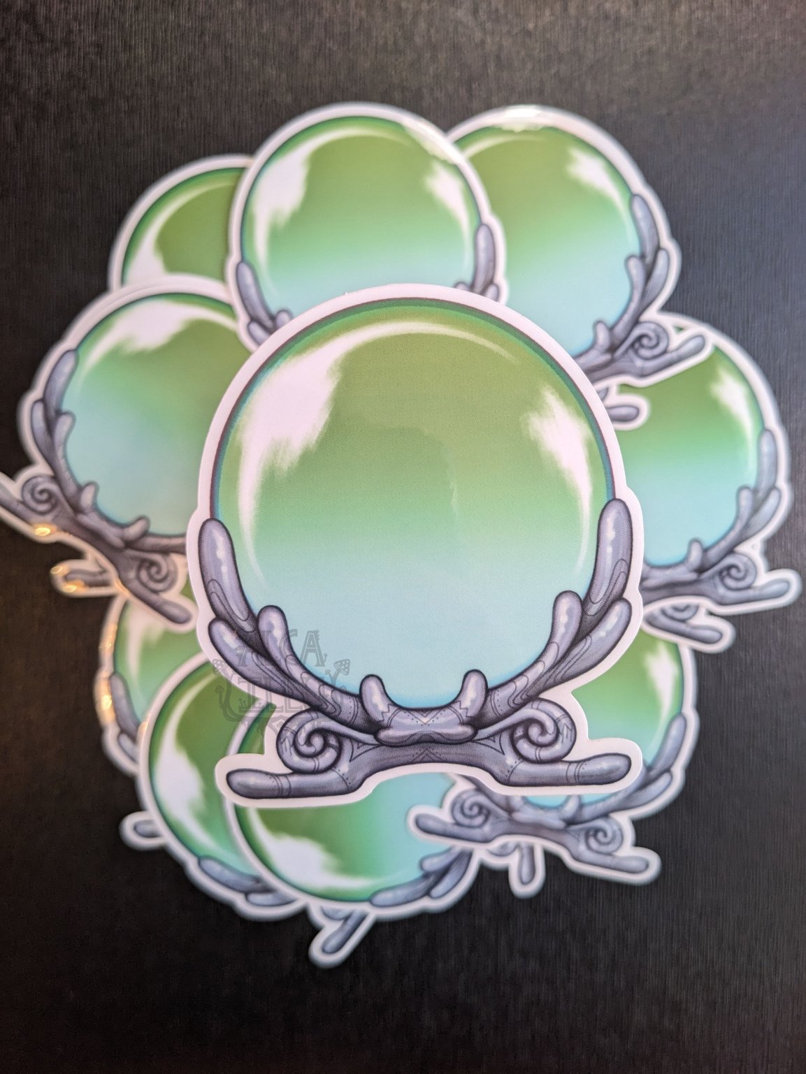 Crystal Ball Sticker - Clear Vinyl Sticker - Shop Greater Modesto